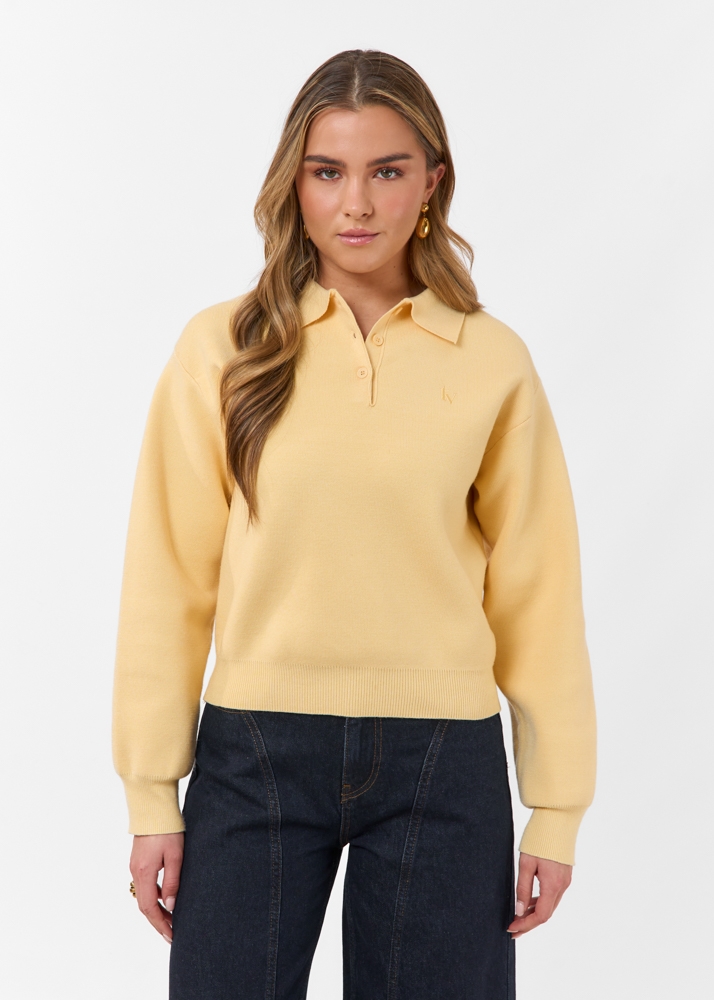 Lauren trui | lichtgeel | M | 2548/C14/432-101-M