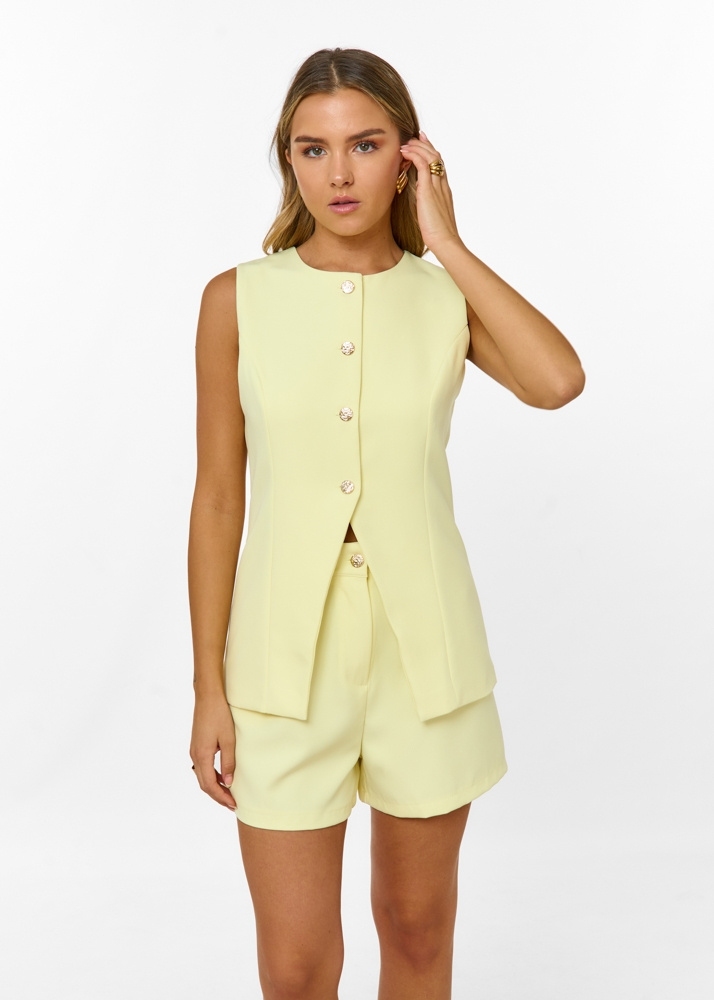 Noa gilet | butter | S | 2530/C13/058-102-S