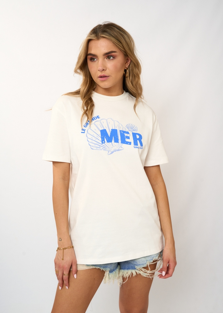 Le grande mer t-shirt | blauw | S | 264192-blauw-S