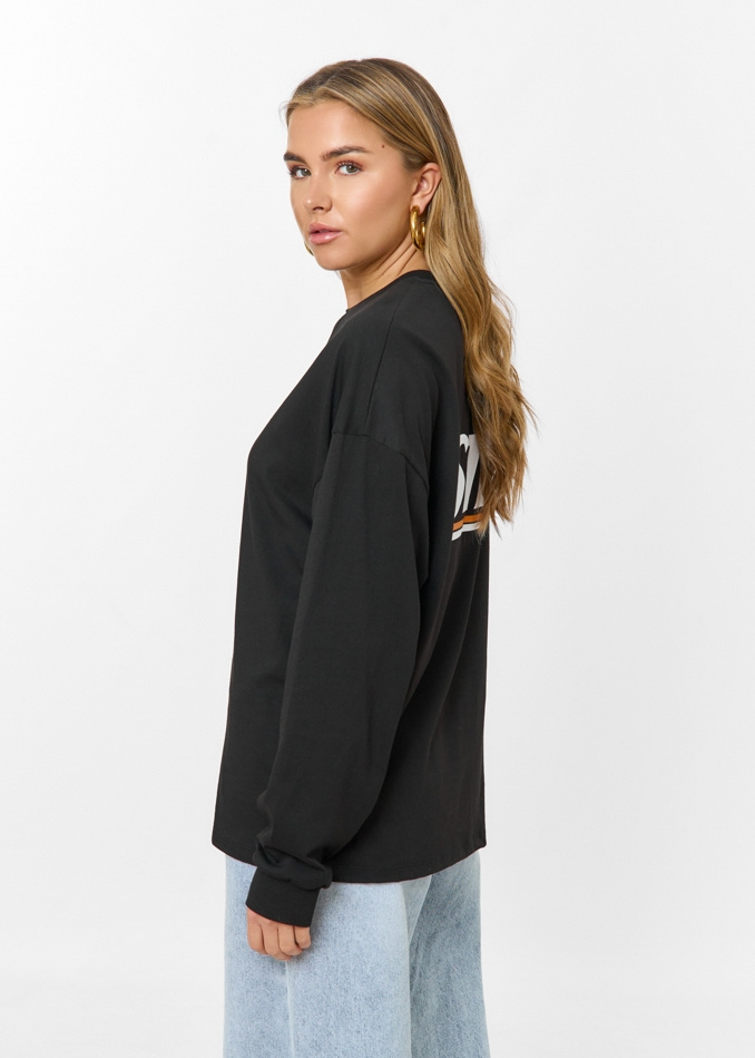 Steady longsleeve t-shirt | zwart | XS | 2539/C06/186-900-XS