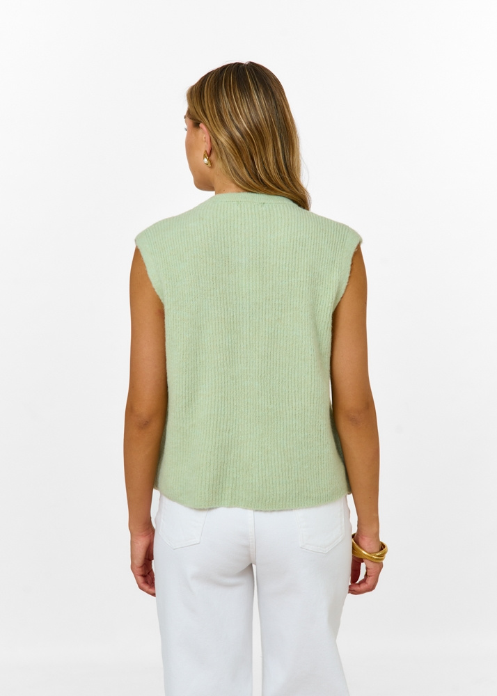 Milou top | salie groen | S | 2534/C01/190-602-S
