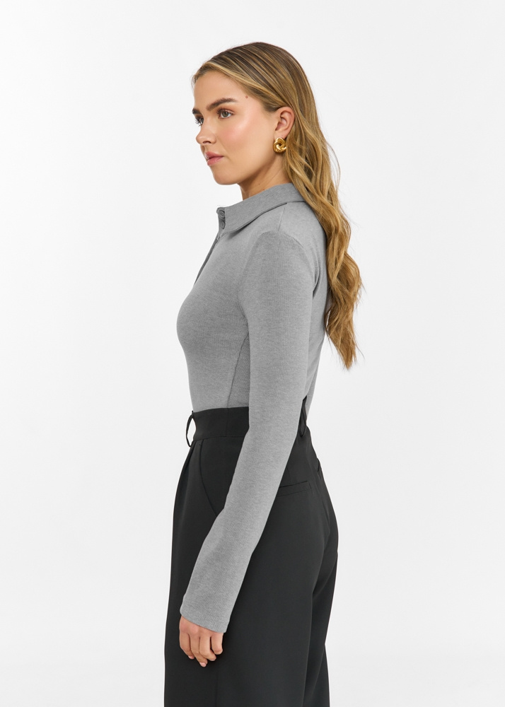 Valerie top | grijs | XS | 2549/C01/375-950-XS