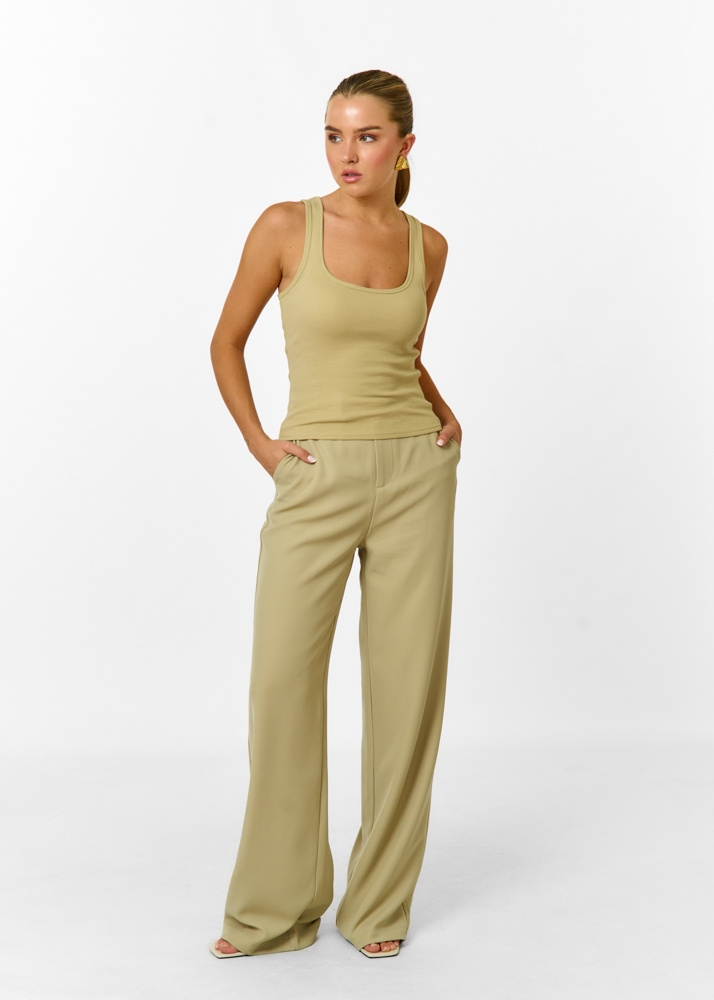 Audrey tanktop | salie groen | XS | 2535/C01/203-602-XS