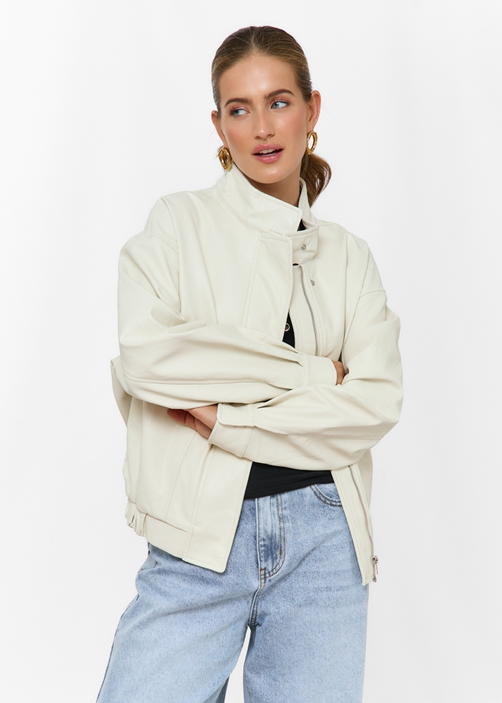 Annelijn bomber jacket | creme | XL | 2540/C03/226-051-XL