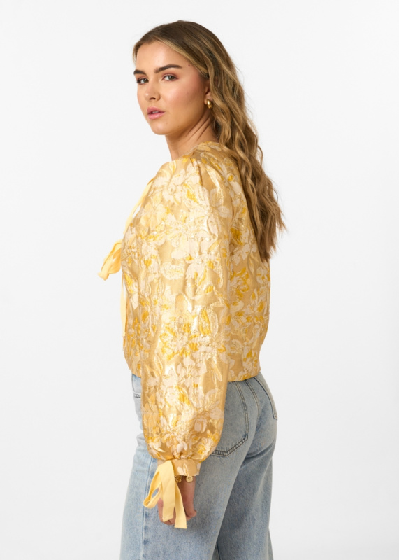 Emily top | geel | S | 264391-geel-S