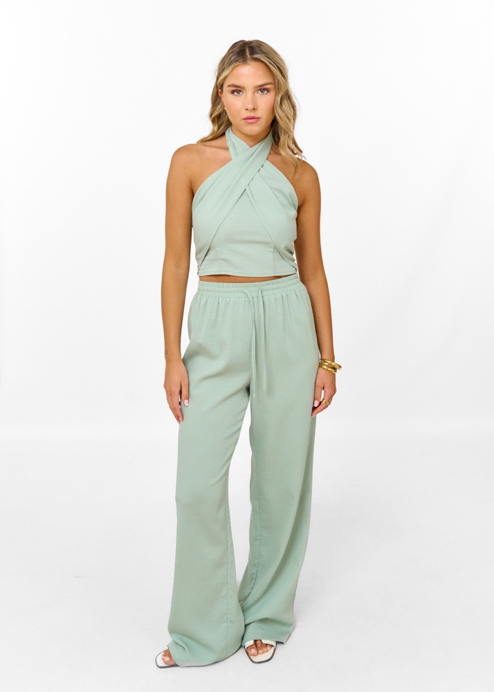 Annelieke broek | salie groen | XS | 265018-salie groen-XS