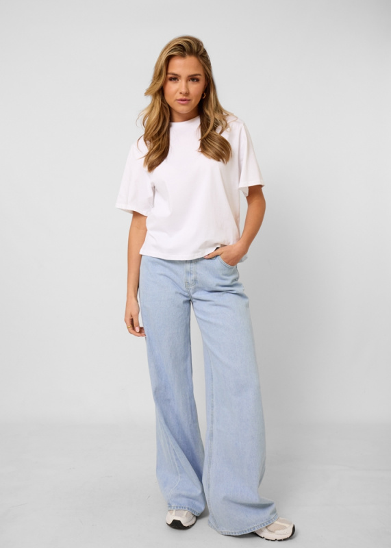 Puck top met patroon | lichtblauw | L | 264259-lichtblauw-L