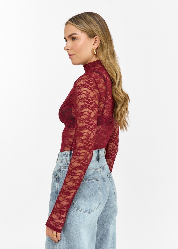 Iris top | burgundy | XS | 2548/C01/495-401-XS
