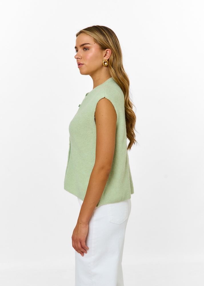 Milou top | salie groen | S | 2534/C01/190-602-S